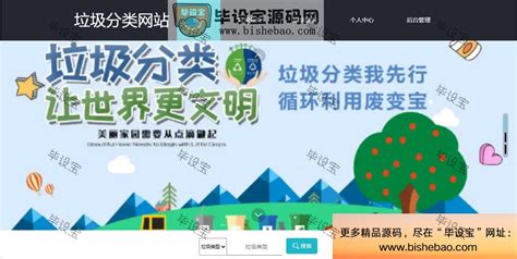 Java毕业设计 基于springbootvue的垃圾分类网站管理系统毕设宝源码网
