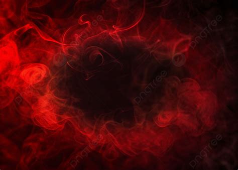 Red Abstract Smoke Pattern