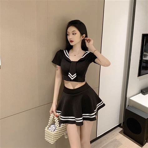 大码情趣内衣性感制服诱惑校园学生装jk激情纯欲水手服套装代批发 阿里巴巴
