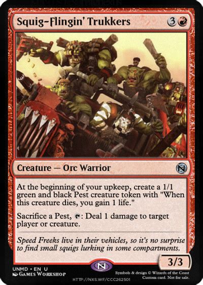 Mtgnexus Squig Flingin Trukkers