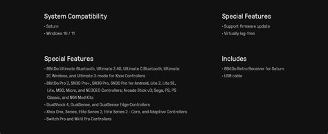 8bitdo Bluetooth Retro Receiver For Saturn And Windows Compatible With Ps5 Ps4