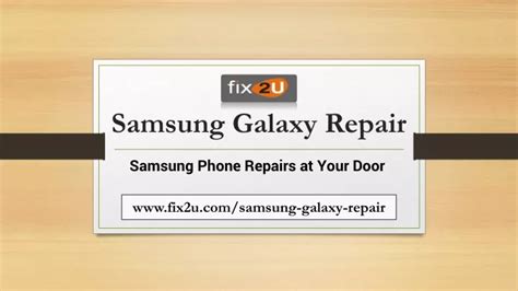 Ppt Samsung Galaxy Repair Powerpoint Presentation Free Download Id