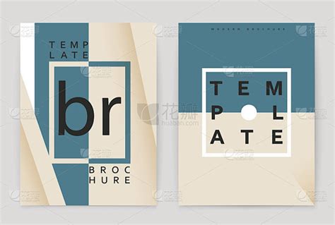 版面设计模板，年报手册。