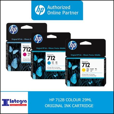 Jual Tinta Hp Plotter Designjet 712b 712 29ml Colour Printer T250