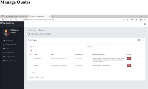 GitHub NilutpalPaul Customer Relationship Management CRM