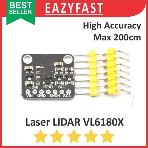 Modul Sensor Jarak Laser Vl6180x Lidar Tof Range Distance Module Lazada Indonesia