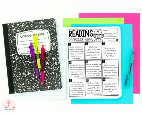 Free Reading Response Journal Prompts