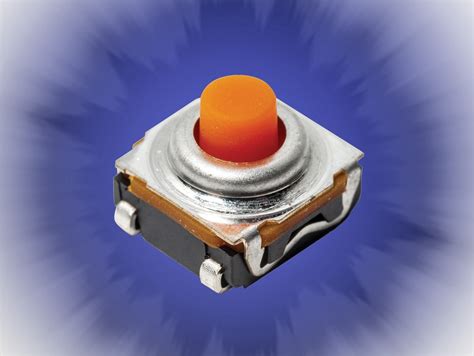 Tactile Switch Is Water Resilient Potting Friendly Electronic Products