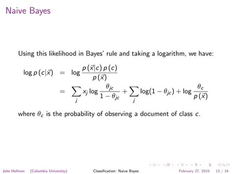 Modeling Social Data Lecture 6 Classification With Naive Bayes