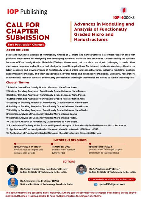 Pdf Call For Chapter Submission Advances In Modelling And Analysis