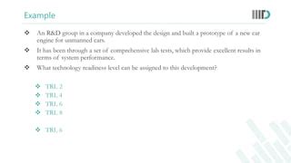 Understanding Technology Readiness Levels TRL PPTX