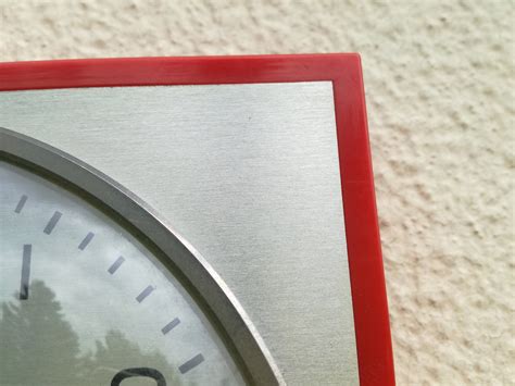1960s wall clock weimar made in ddr 60s red plastic clock etsy