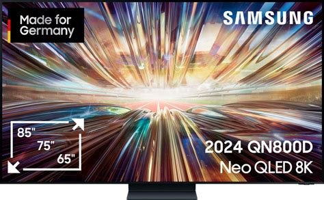Samsung Gq75qn800dt Qled Mini Led Fernseher 189 Cm75 Zoll 8k Ultra