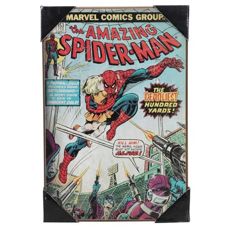 Marvel Comics Offset Lithograph Wall Hanging The Amazing Spider Man