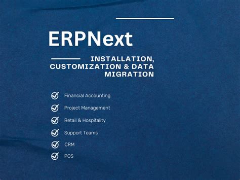Erpnext Erp And Pos System Installation Customization And Data