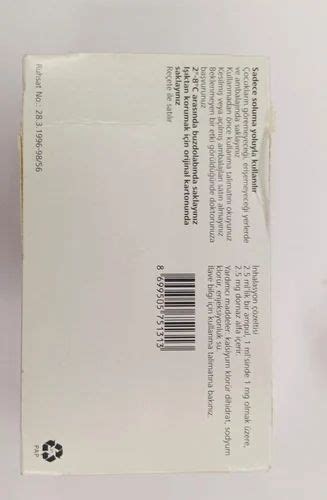 Pulmozyme 2 5mg 2 5ml At ₹ 50000 Box Pomalid In Faridabad Id 2855838997033