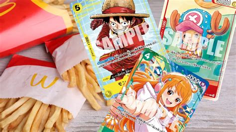 The Cancelled One Piece Mcdonalds Happy Meal Promo Cards Are Finally Being Released