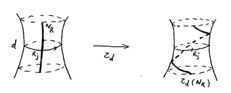 dehn twist on n r download scientific diagram