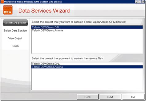 Telerik Releases Data Services Wizard Beta Now Supporting Vb