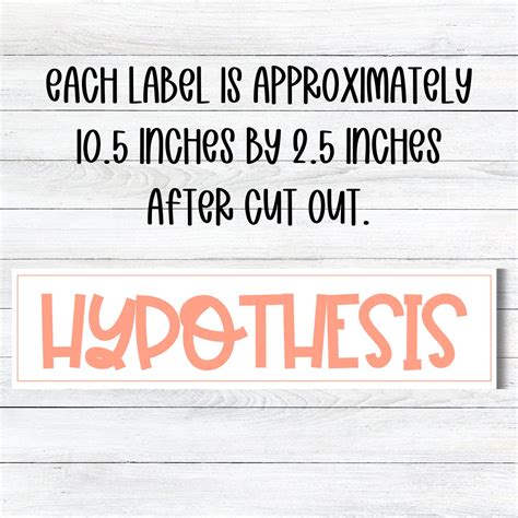 Printable Science Fair Project Labels Science Experiment Labels Science Board Labels Science