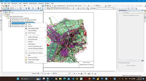 How To Add Autocad Data To Arcmap Youtube