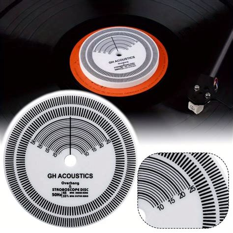 Gh Vinyl Turntable Speed Measuring Disc Vinyl Turntable Speed