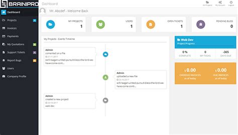 Advanced Project Management Software System With Php Scripts Computer