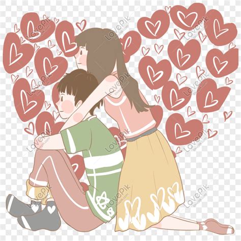 부부는 거리 Png 일러스트 및 벡터 이미지 무료 다운로드 Lovepik