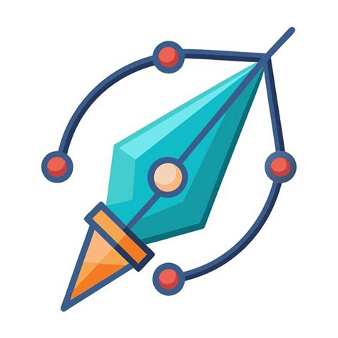 Pen Tool Cursor The Curve Control Pointsgraphic Design Software 3d