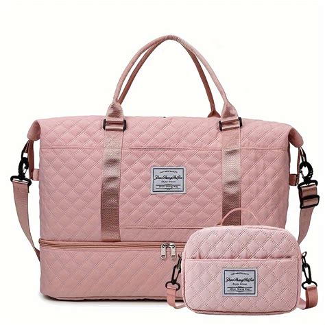 Holiday Overnight Luggage Travel Duffel Bags Versatile Large Temu New