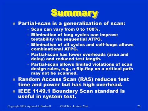 Ppt Lecture 20alt Dft Partial Random Access And Boundary Scan Powerpoint Presentation Id4269002
