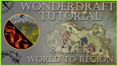Wonderdraft 8 Clicks Make A Region Map From Your World Map Youtube