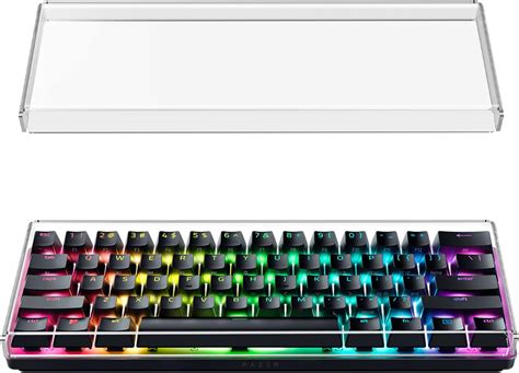 Geekria Premium Acrylic Keyboard Cover For 60 Compact 61 Key Keyboard Compatible With Razer