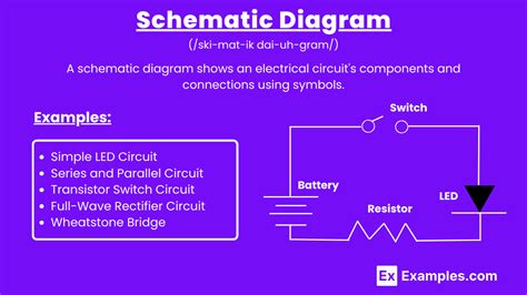 Schematic Diagram 10 Examples Symbols Types Differences