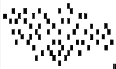 Two Dimensional Pattern Used For Experiment 1 The Card Placed At The