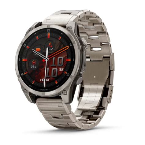 Garmin Fenix 8 47 Mm Amoled Sapphire Titanium Vented Titanium Bracelet Antarias