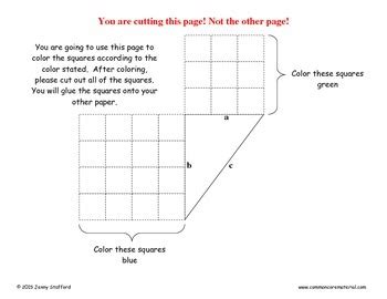 Pythagorean Theorem Activity Proving The Pythagorean Theorem TpT