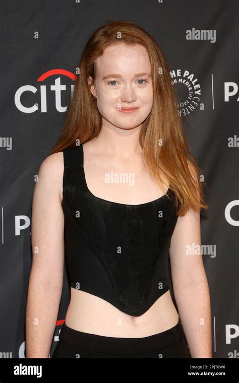 Hollywood Ca 3rd Apr 2023 Liv Hewson At Paleyfest 2023 Presentation