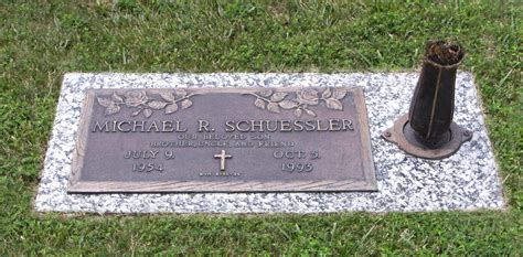 Michael Roy Schuessler 1954 1993 Find A Grave Memorial