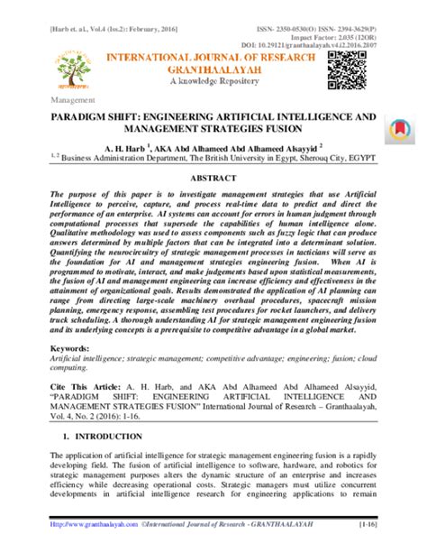 pdf paradigm shift engineering artificial intelligence and