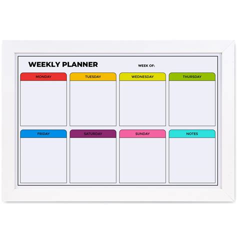Weekly Planner Whiteboard