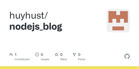 Github Huyhustnodejsblog
