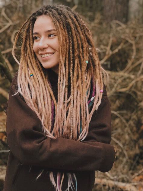 Pink Dreads Blonde Dreads Dreadlocks Girl Rasta Hair