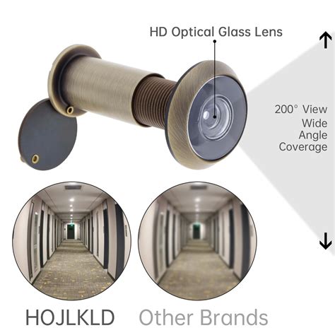 Spy Holes For Doors Door Viewer Solid Brass 220 Degree Peephole Wide