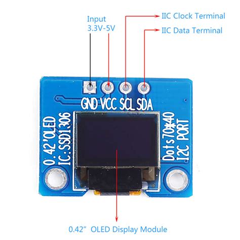 X PM OLED Display Module For Arduino I C IIC Serial OKYSTAR