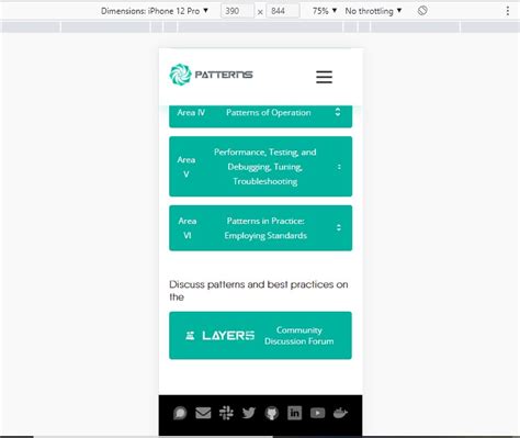 No Padding In The Community Discussion Forum Button On The Chapters
