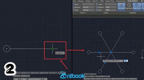 lệnh array trong cad nhân bản đối tượng trong autocad