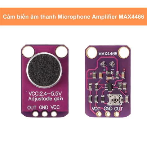 Cảm Biến âm Thanh Microphone Amplifier Max4466 Linh Kiện Điện Tử 3m