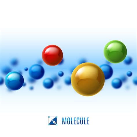 Premium Vector Molecular Structure