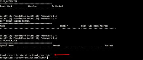 Linux Memory Diff Analysis Using Volatility Cysinfo